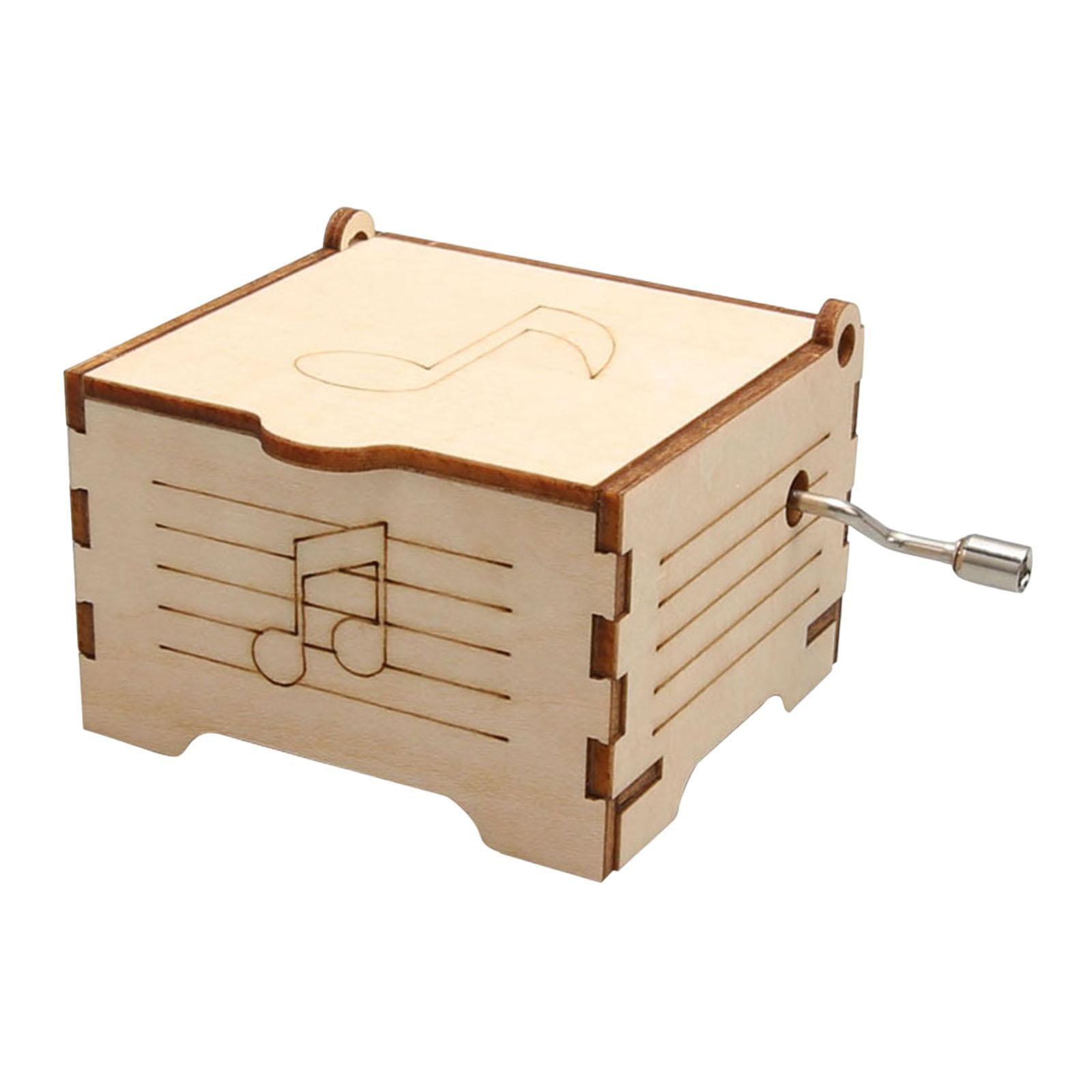DIY Wooden Puzzle Music Box Toy Educational Toy Handcrank Music Box ...