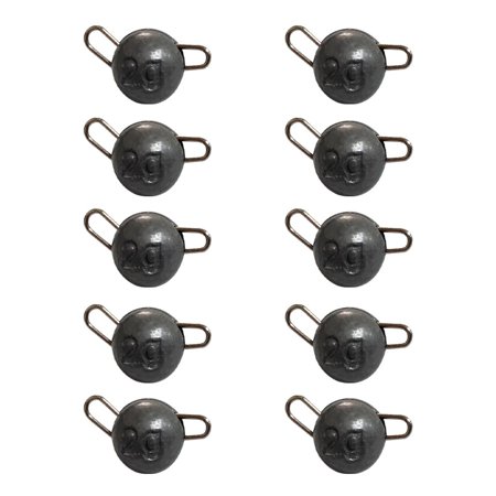 Boling Small Size Round Shape Lead Hook Jig Head Lead Deep Water Bullet ...