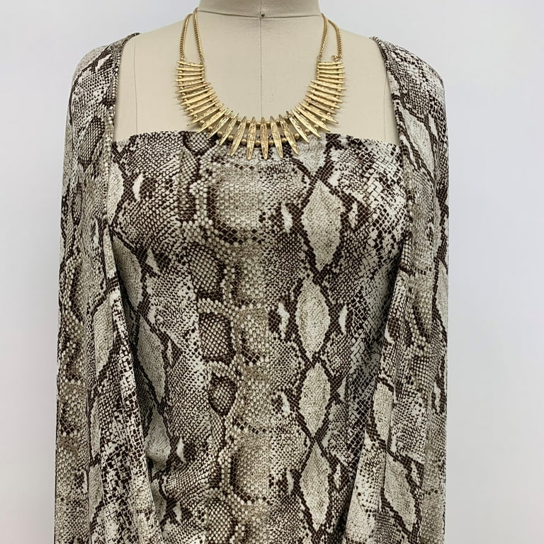 Gold Snake Print Tank