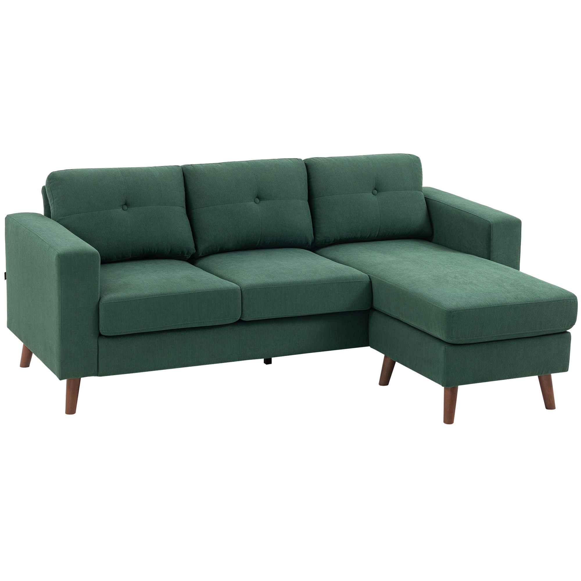 Click here for Homcom Sectional Sofa  L-Shaped Sofa With Chaise L... prices