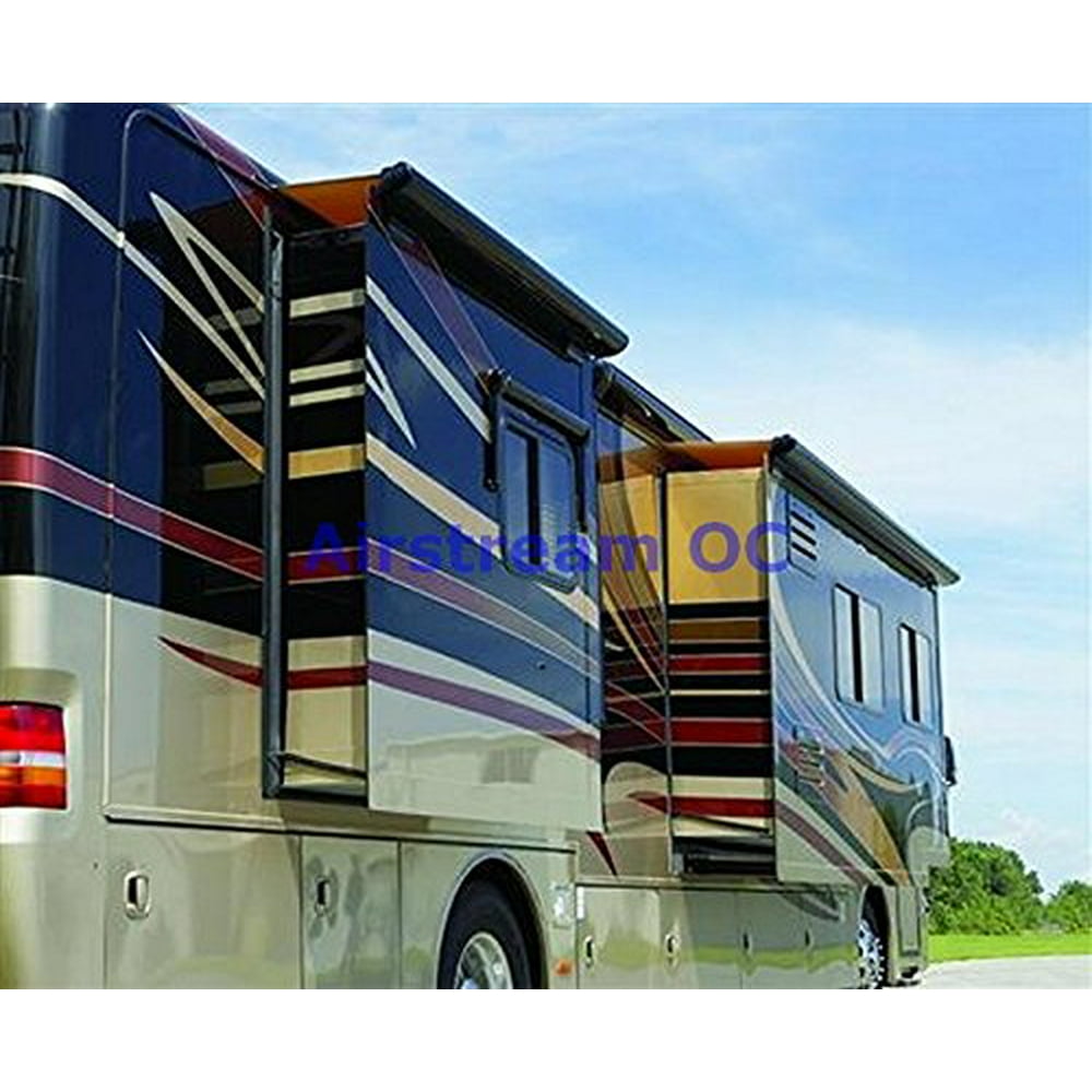 Carefree UQ08562JV Black Vinyl Fabric Slide-Out Awning with Black ...