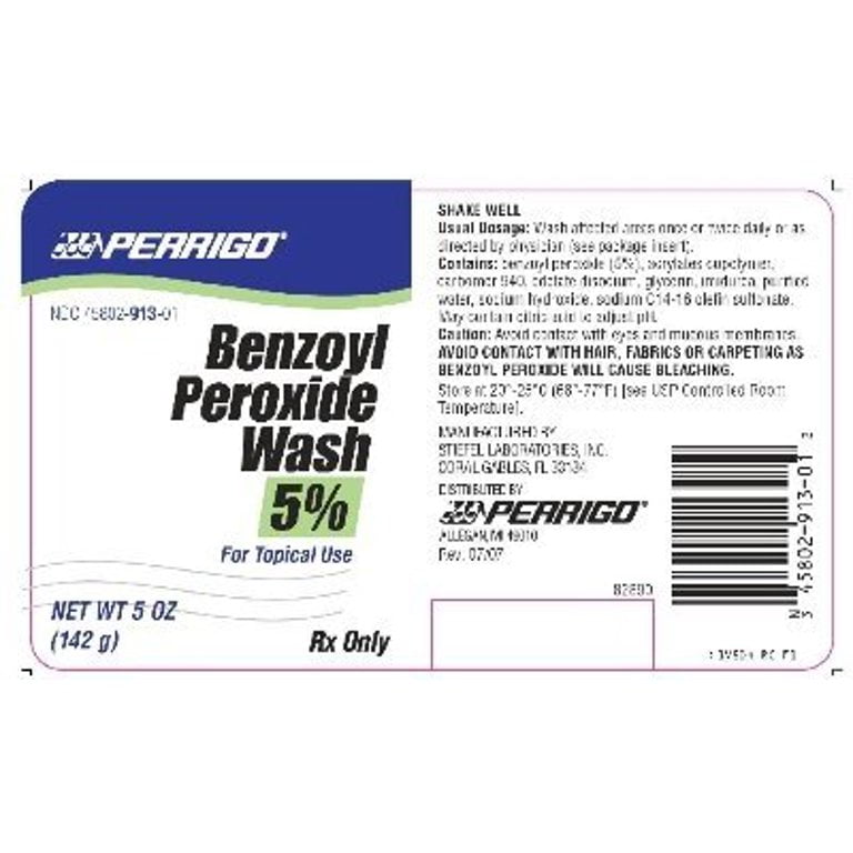 Buy Perrigo Benzoyl Peroxide Wash, 8 oz (Pack of 2) Online at Lowest ...
