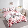 Catabedysis Rustic Floral Monogram K 7-Piece Twin Bedding,Vintage ...
