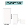 OCCOKO Large Oversized Bath Towels Set 3 Piece Ultra Soft Highly ...
