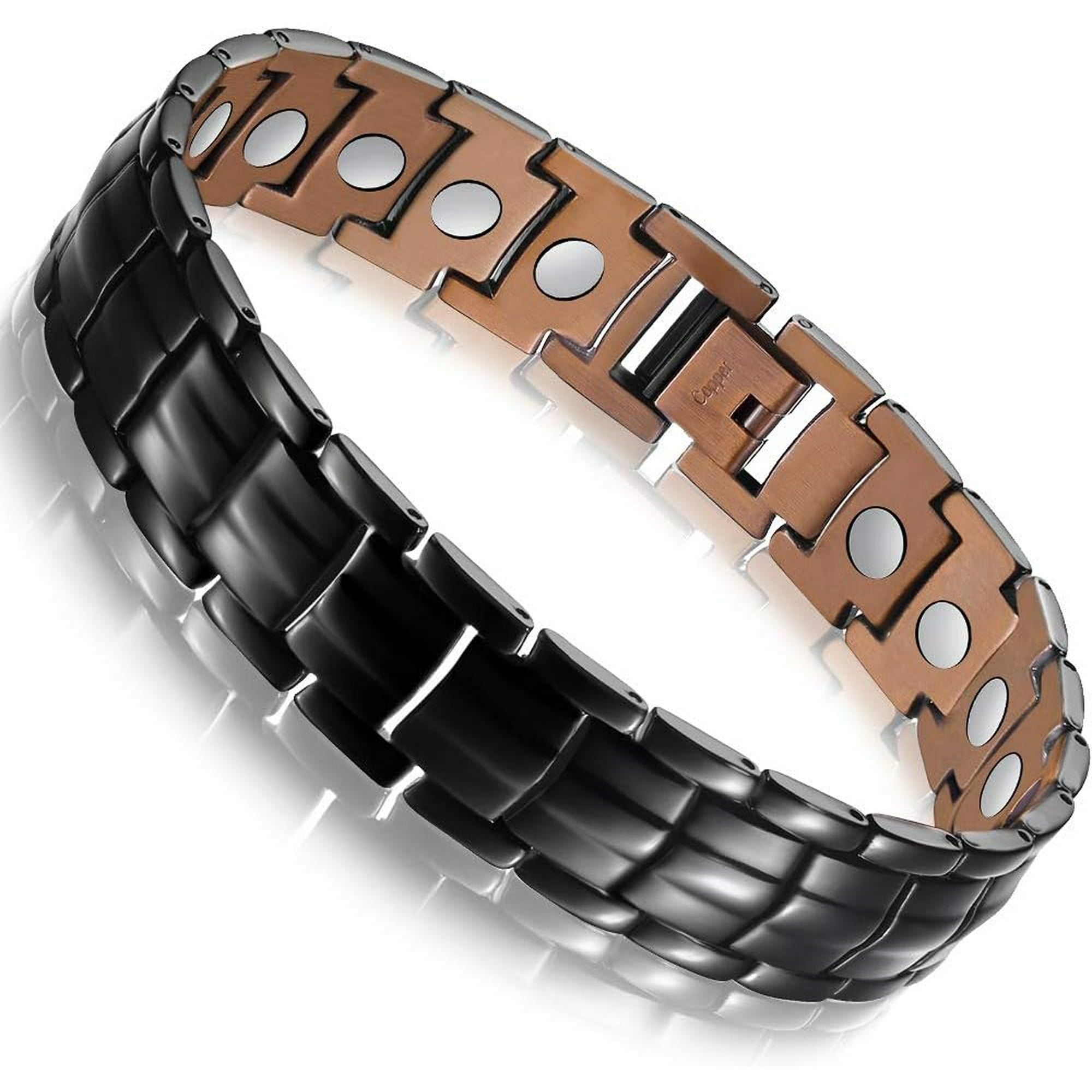 Click here for Salafire Copper Bracelet For Men-Magnetic Bracelet... prices