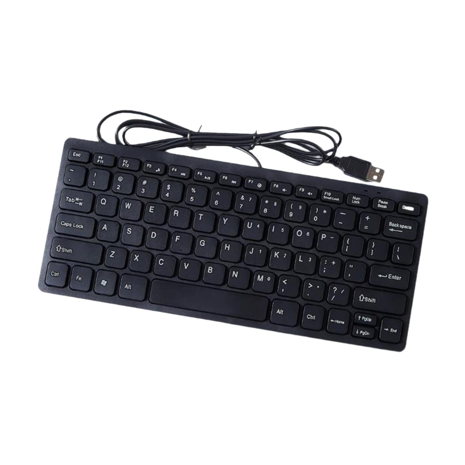 Teclado con cable USB, cómodo teclado de ordenador para escribir ...