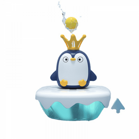 Cartoon Penguin Toy Bath Water for Play Set Bath Squirt Toy Electric ...