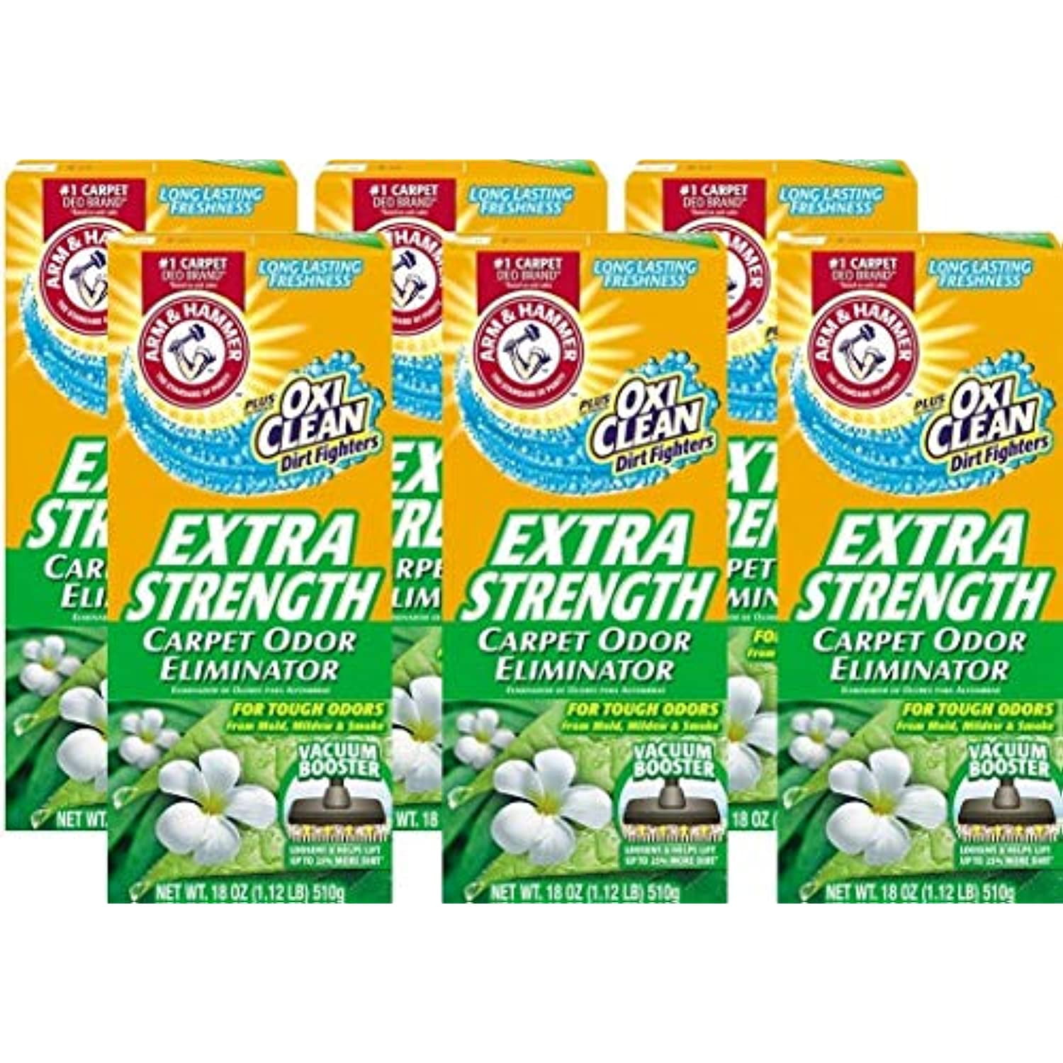 Arm & Hammer Extra Strength Carpet Cleaners (97.8 Oz)16.3 Oz Pack Of 6 ...
