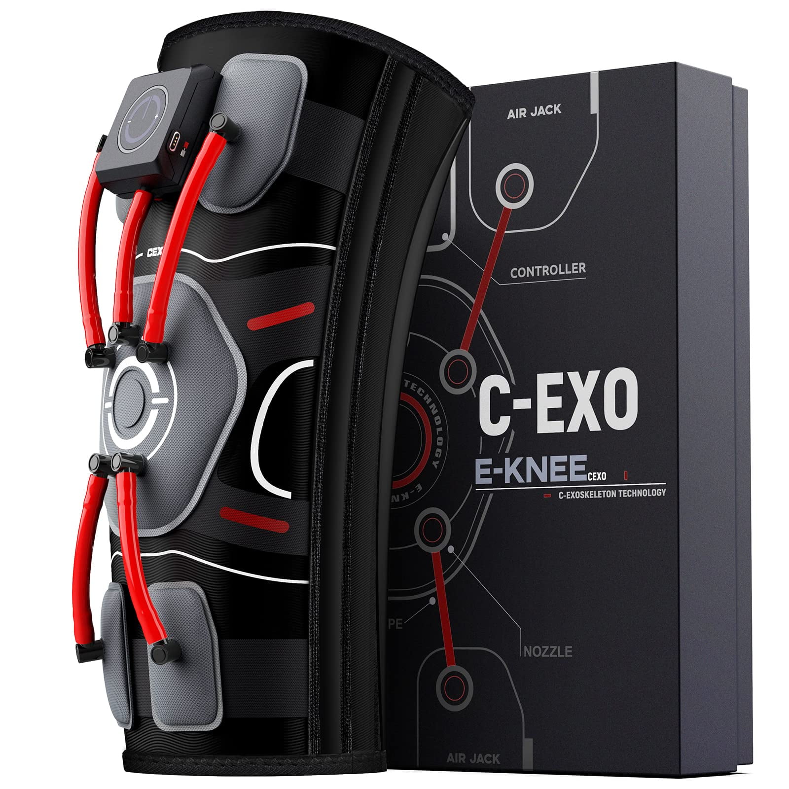 Professional Knee Brace with Side Stabilizers, Smart Chip, Gyroscopes ...