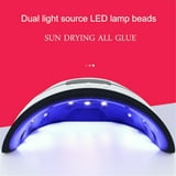 36W UV LED Nail Polish Dryer, Pro Acrylic Gel Curing Lamp with Manicure ...
