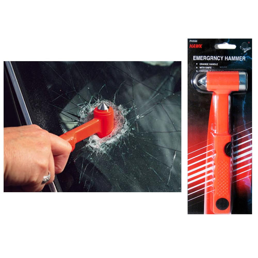 Emergency Safety Hammer Tool Auto Car Window Glass Breaker Seat Belt ...