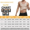 Mens Compression Undershirts Ultra Slimming Body Shaper Belly Control ...