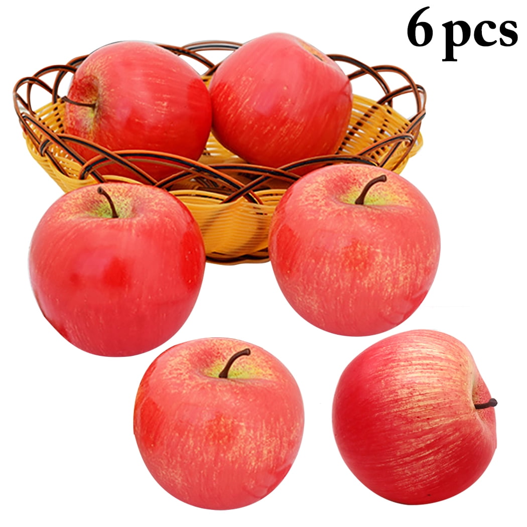 Click here for Coofit Pommes Artificielles 6pcs Simulées Réaliste... prices