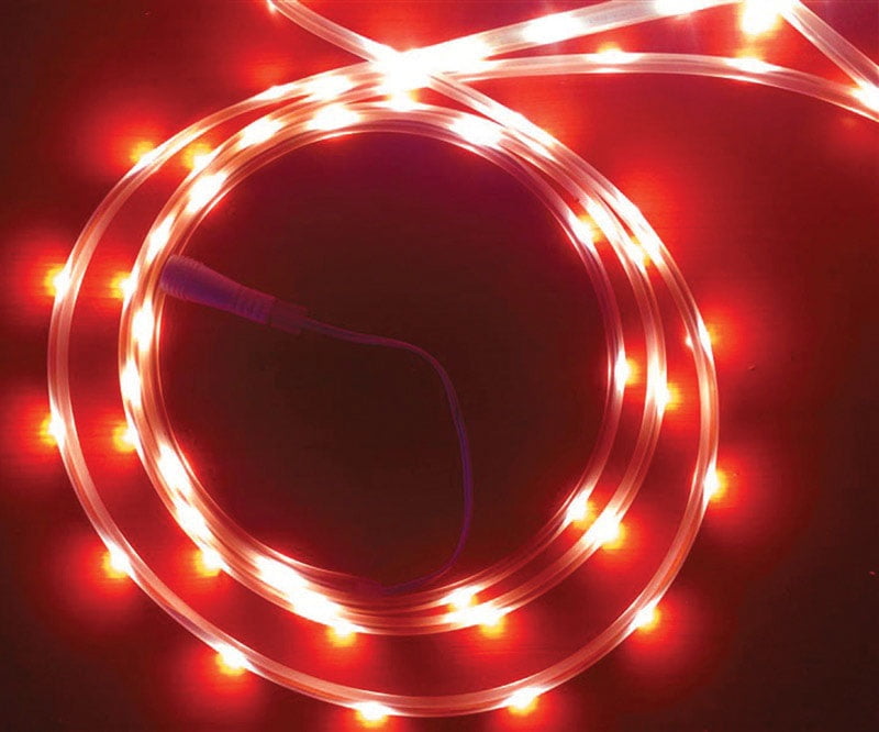 Celebrations LED Flex Tape Rope Lights Red 16.5 ft. 99 lights - Walmart.com