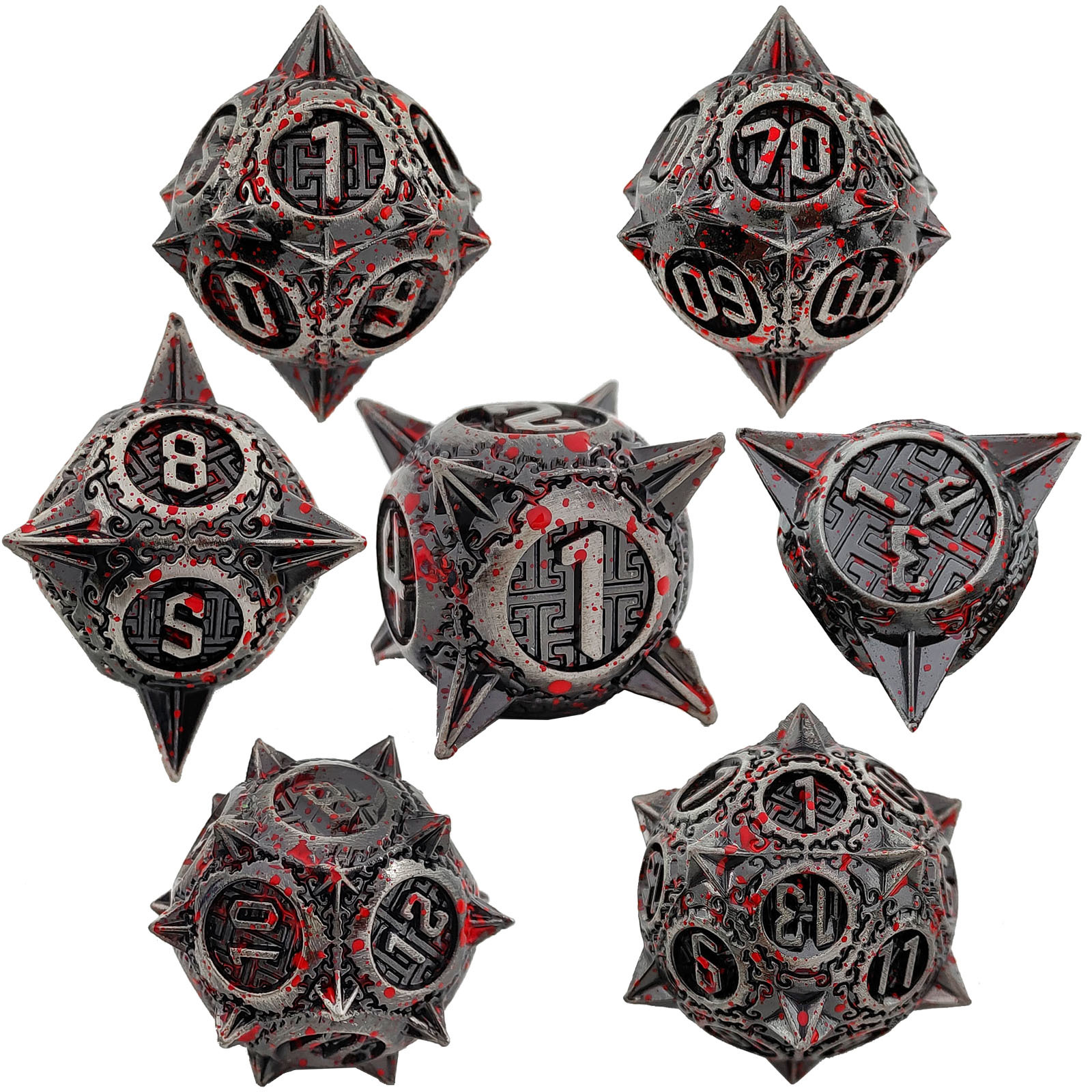 Juego de dados de metal, juego de mesa de dados en grupo, juego de mesa ...