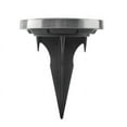 Mainstays Solar Powered Stainless Steel LED Landscape Disc Lights 12 ...