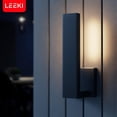 LEEKI Modern L-Shaped Outdoor Light Fixture - 14W 3000K - Anti Rust for ...