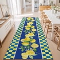 2'x6' Rug Runners for Hallways Kitchen, Watercolor Lemon Non Slip ...