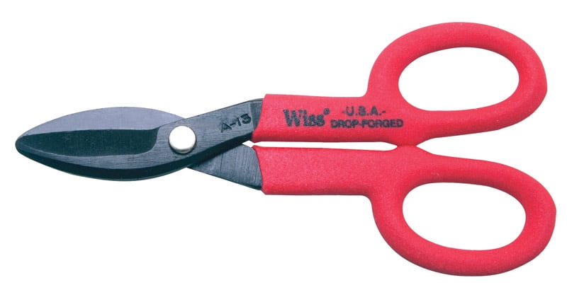 Wiss 7 in. Stainless Steel Straight Straight Pattern Snips 23 Ga. 1 pk ...