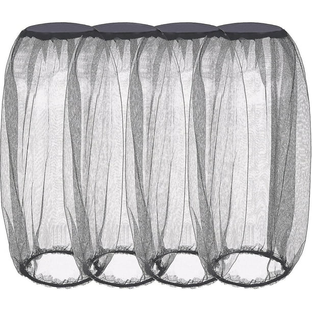 4 Pack Mosquito Head Net Face Netting Neck Cover Netting Mesh Net For ...