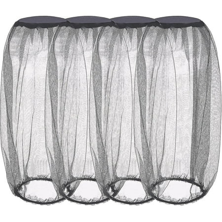 4 Pack Mosquito Head Net Face Netting Neck Cover Netting Mesh Net For ...