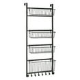 Navaris Over the Door Pantry Organizer - Hanging Spice Rack for Pantry ...