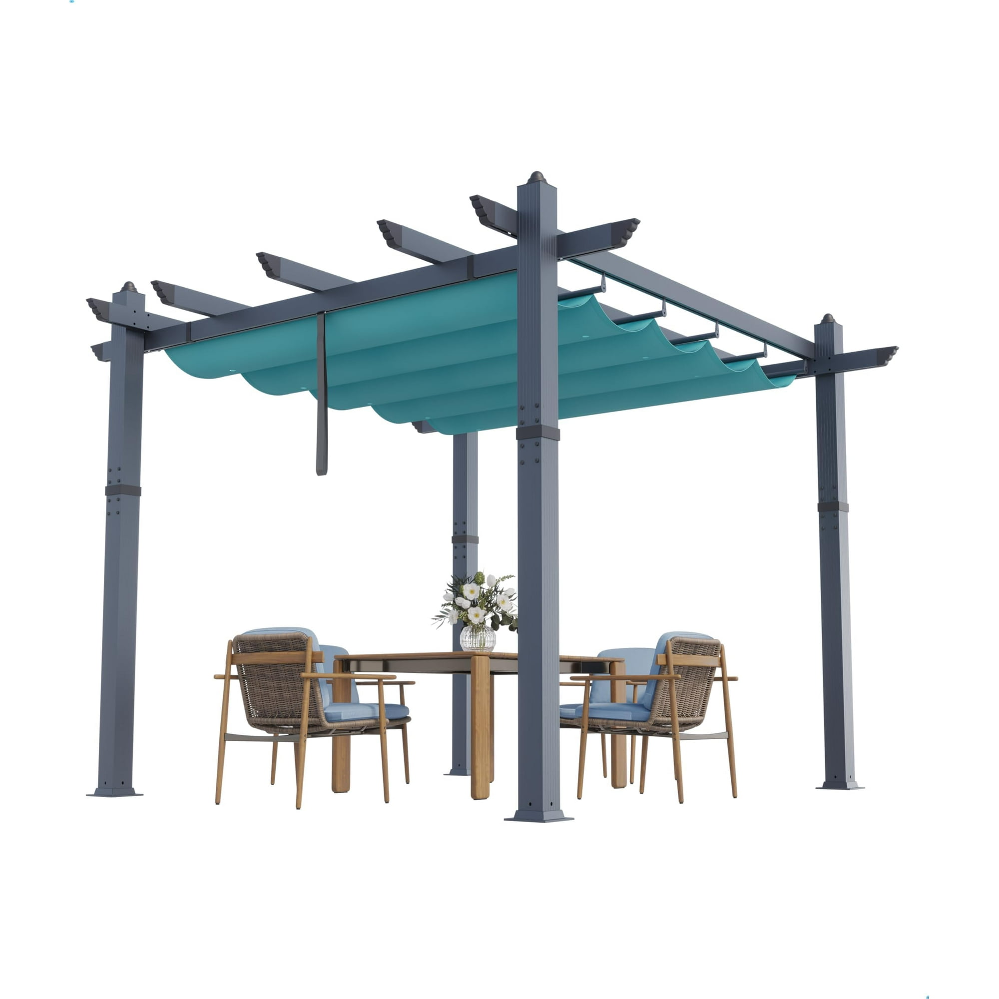 Click here for Garvee 10x10 Ft Aluminum Pergola With Adjustable C... prices