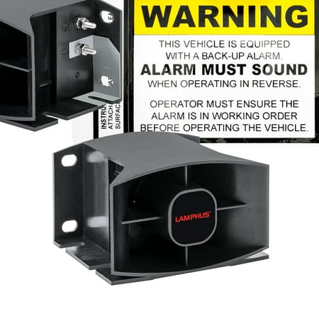 LAMPHUS SoundAlert SABA30 112 dB 12-48V DC SAE J994 Class A Back-Up Alarm - Walmart.com