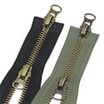 8#Two-Way Zip 70-120cm Metal Zipper Double Slider Open End Two Way Zip ...