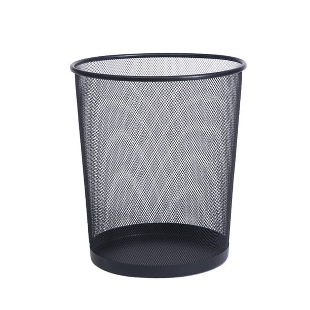 Garbage Net, Black Office Trash Can, Stainless Steel Trash Can - Walmart.ca