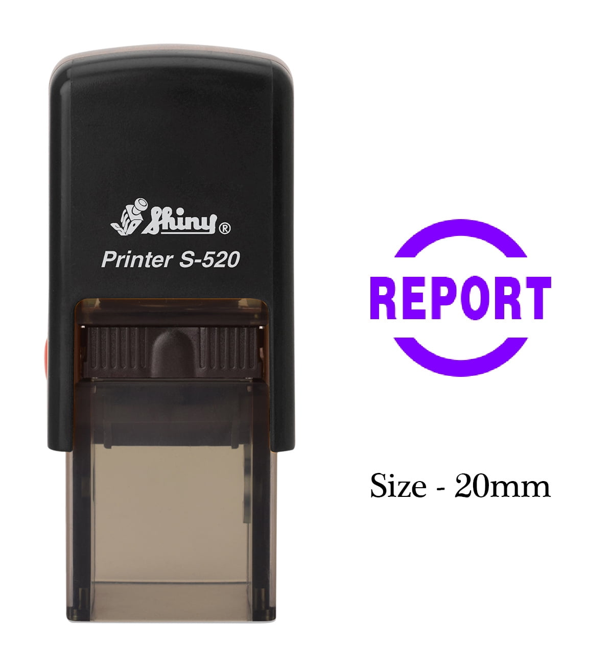 Report Rubber Stamp Clear Print for Office & Commercial Use Shiny S-520 ...