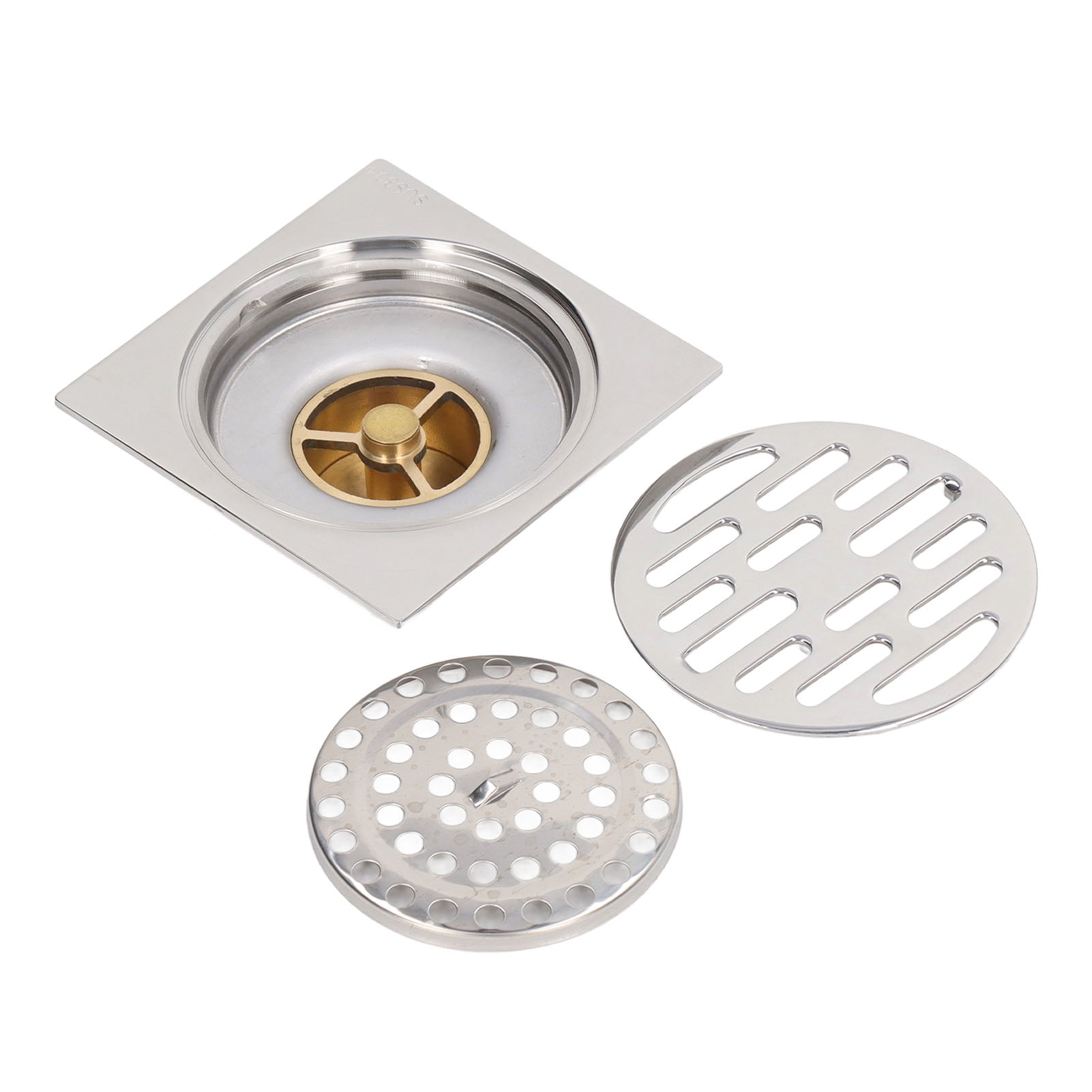 Drenaje de piso cuadrado, drenaje de piso cuadrado de 4 pulgadas ...