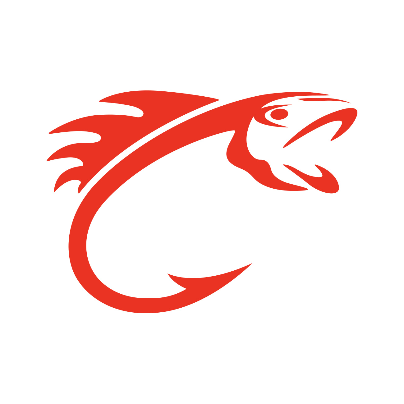 Fish Hook Sticker Decal Die Cut - Self Adhesive Vinyl - Weatherproof ...