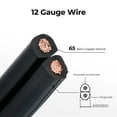 FIRMERST 12/2 Low Voltage Landscape Lighting Copper Wire - 12-Gauge 2 ...