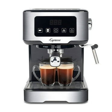 Capresso Ultima PRO Coffee Steamer, Programmable 2 Cup Espresso ...