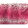 Lillycraft Pink Leopard Print Fleece Fabric is 58/60 Wide and Sold by ...
