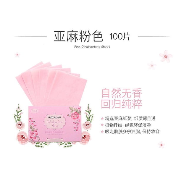 100 hojas de papel absorbente de aceite, hojas de papel secante de ...