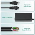 24V 3-Pin Adapter Compatible with POS/Dot Matrix Printer 3-Prong ...