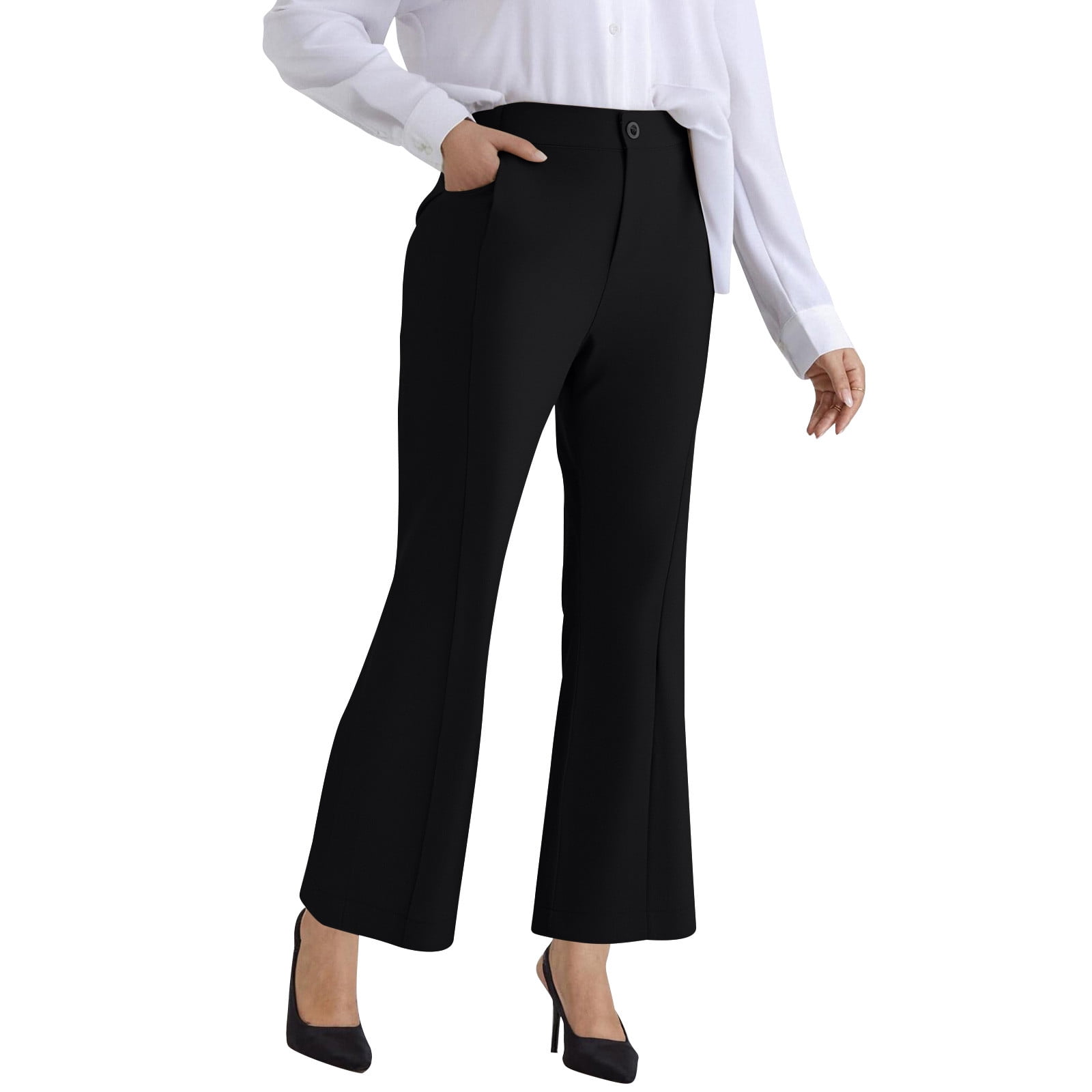 Click here for Yuyuzo Plus Size Dress Flare Pants For Women High... prices