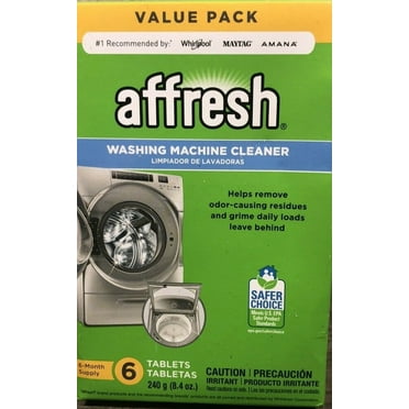 Affresh Washing Machine Cleaner, Cleans Front Load and Top Load Washers ...