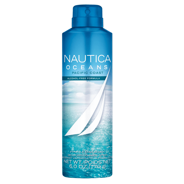 Nautica Pacific Oceans Men's Body Spray, 6 fl oz - Walmart.com