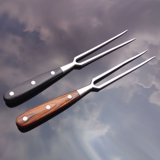 Portable Outdoor Stainless Steel Barbecue Tool Wooden Handle Barbecue ...