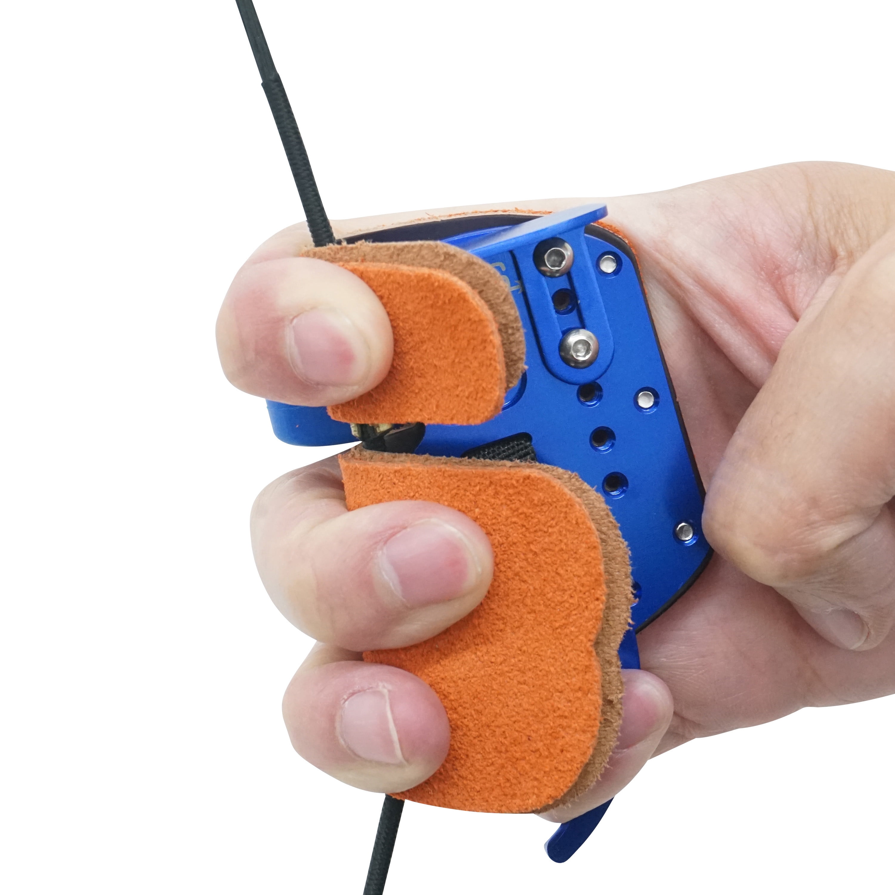 SAS Elite Aluminum Suede And Leather Finger Tab Archery