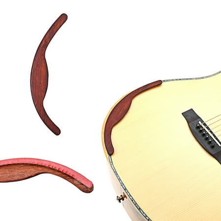 Red Guitar Arm Rest with Mounting Tape Self-adhesive Replacement Rest ...