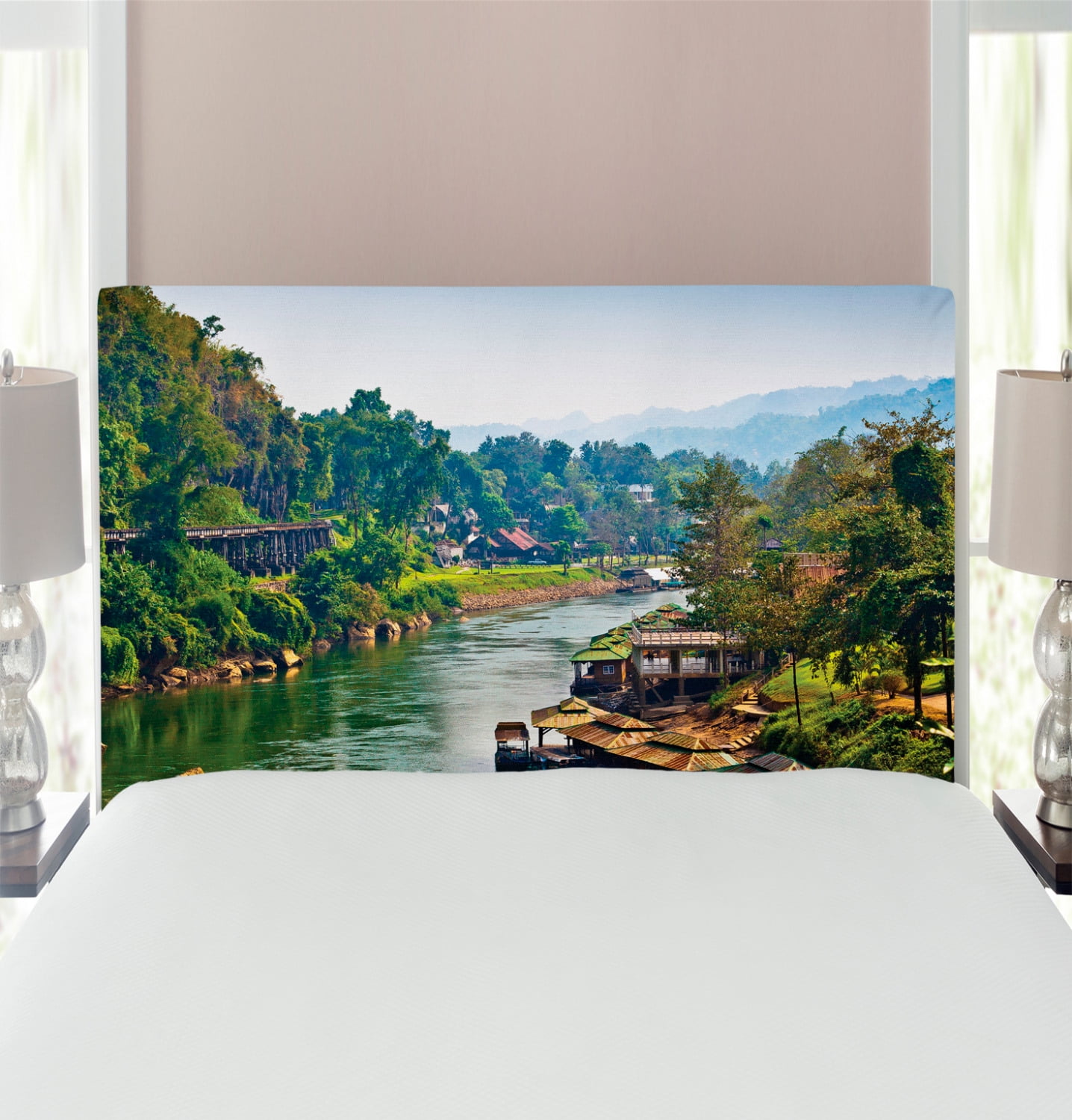 East Headboard, River Kwai Living House Tropic Thailand Village ...