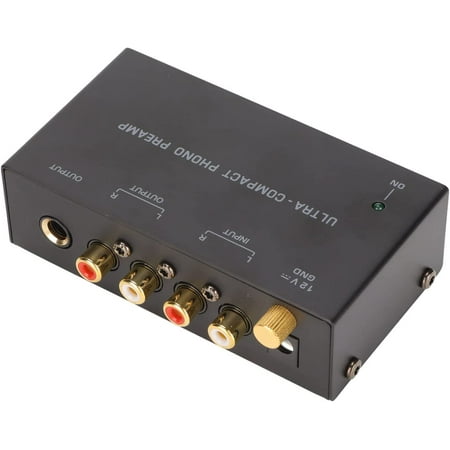 Phono Turntable Preamp, PP400 Stereo RCA Input RCA Output Record Player ...