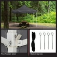 Stalwart 10x10 ft Pop Up Canopy Tent - UPF30 Beach Tent Sun Shelter ...