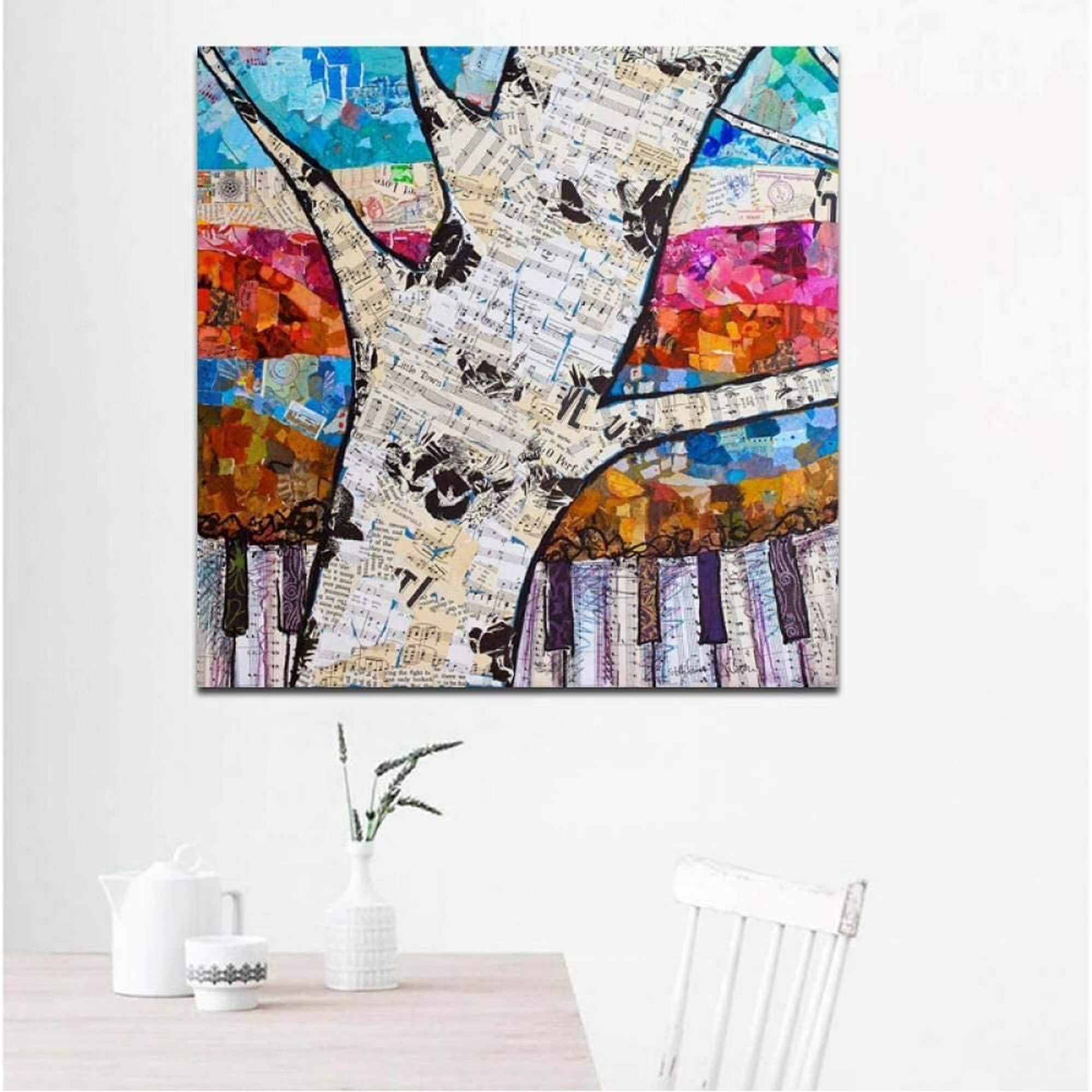 Abstract Art Music Tree
