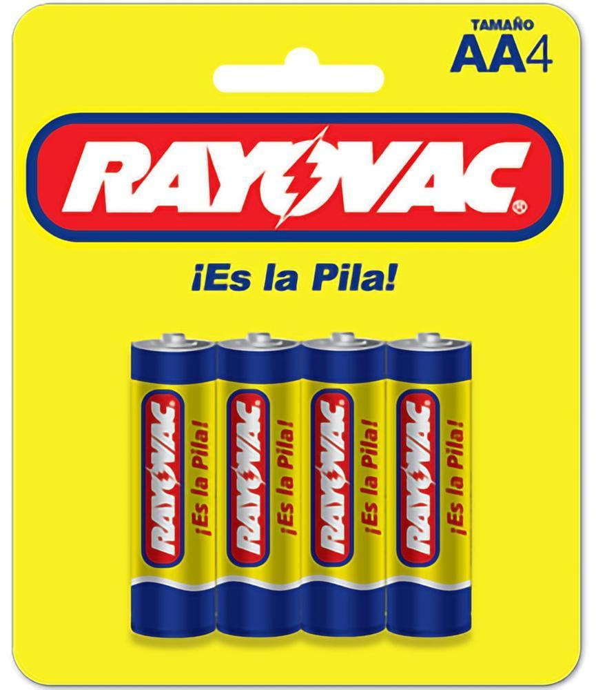 RAYOVAC PILA ALCALINA AA BLISTER 4 PZAS Rayovac AA | Walmart en línea