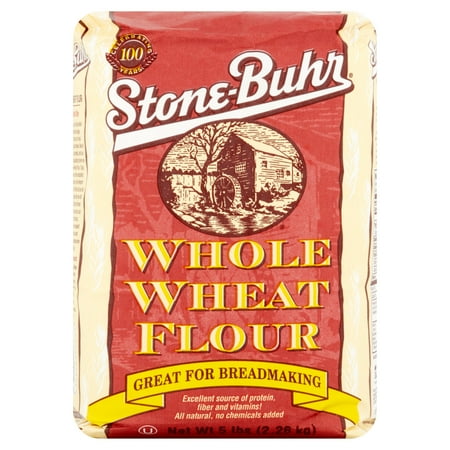 Stone-Buhr Whole Wheat Flour, 5 lbs - Walmart.com